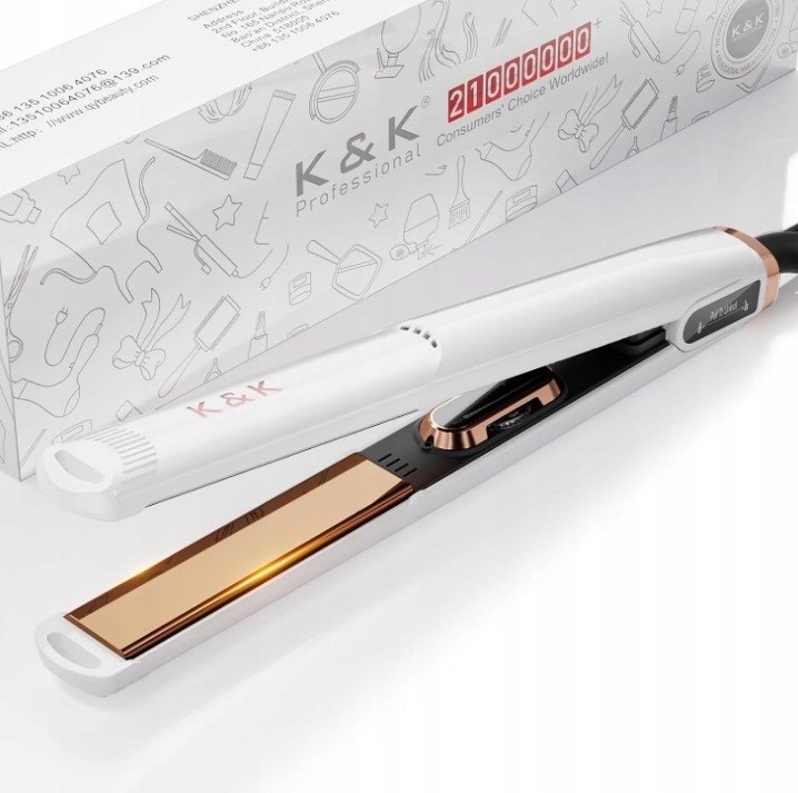 Prostownica do włosów K&K Nano Ceramic 5-stopniowa regulacja ...