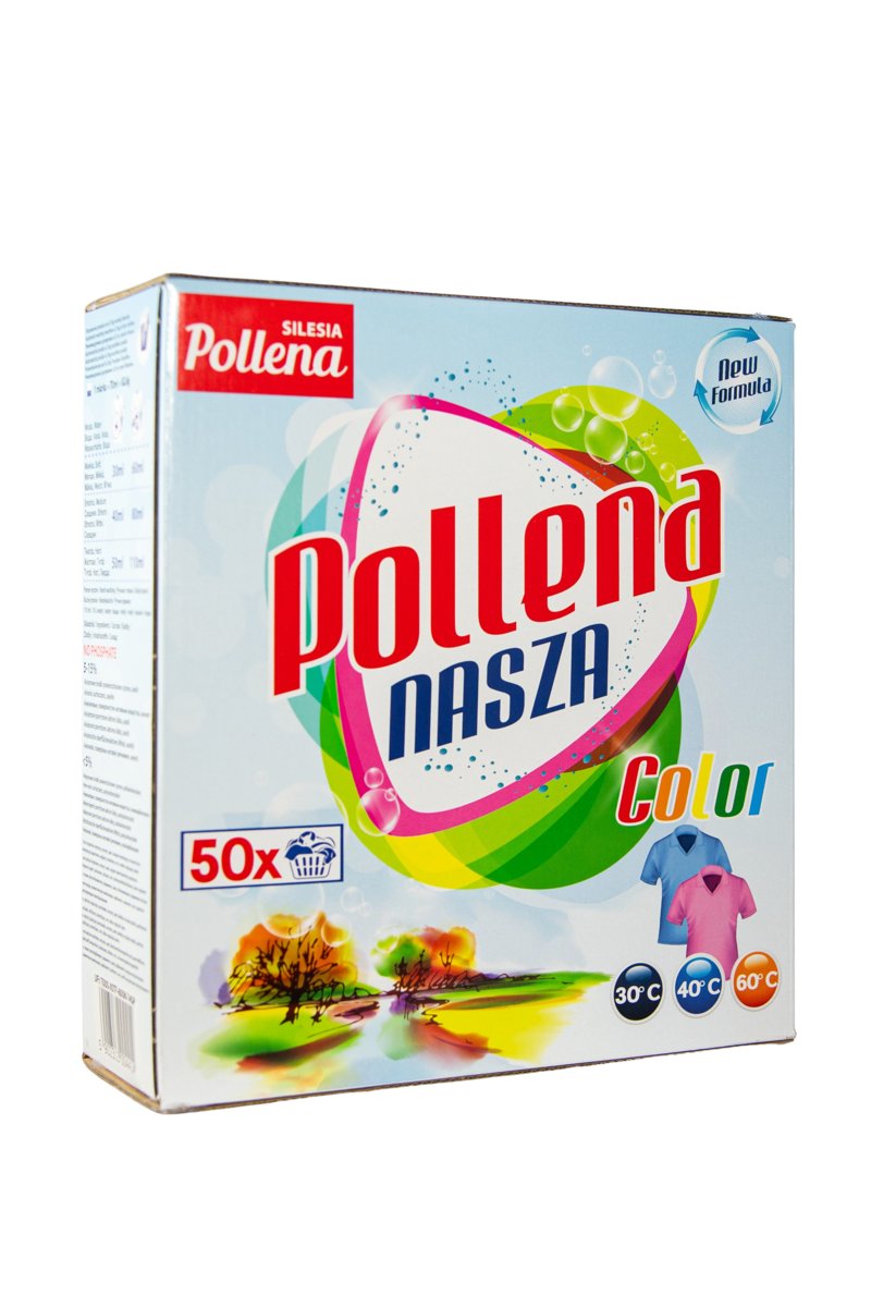 Proszek do prania kolorów Pollena Nasza 3,25 kg – 50 prań - Pollena ...