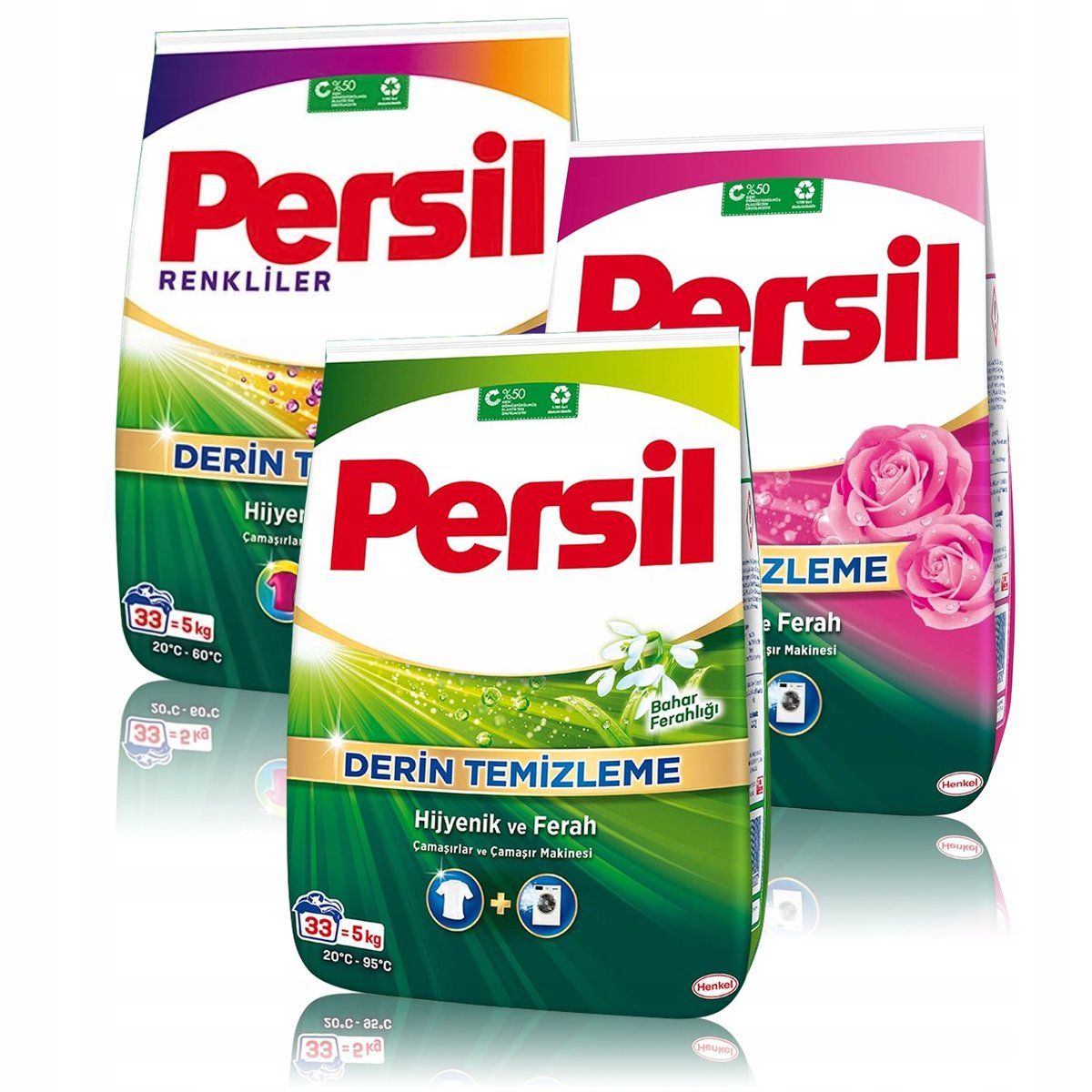 Proszek do Prania Koloru i Białego Persil Deep Clean Zapachowy Zestaw ...