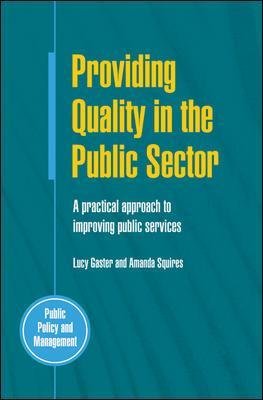 Providing Quality in the Public Sector - Lucy Gaster | Książka w Empik
