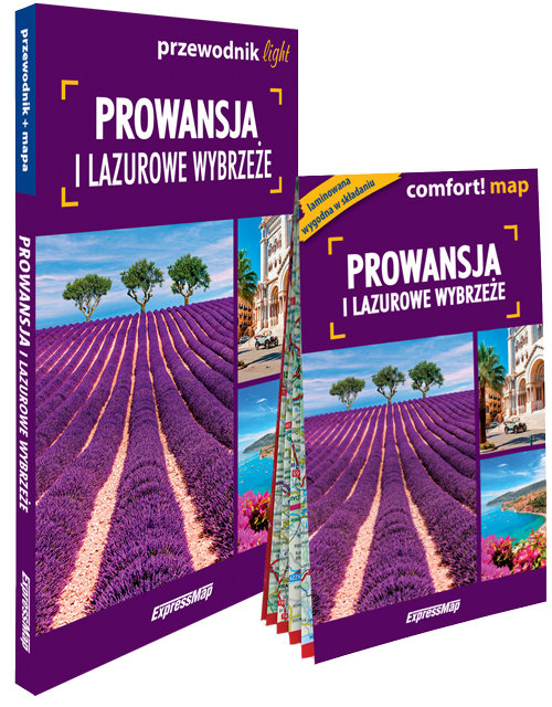 Prowansja i Lazurowe Wybrzeże light: przewodnik + mapa - Hanaf Grażyna | Książka w Empik