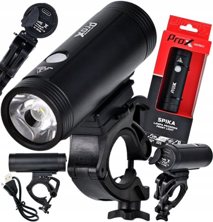 Prox Spika Lampka Rowerowa Usb 1100 Lm 5000 Mah - Prox | Sport Sklep ...