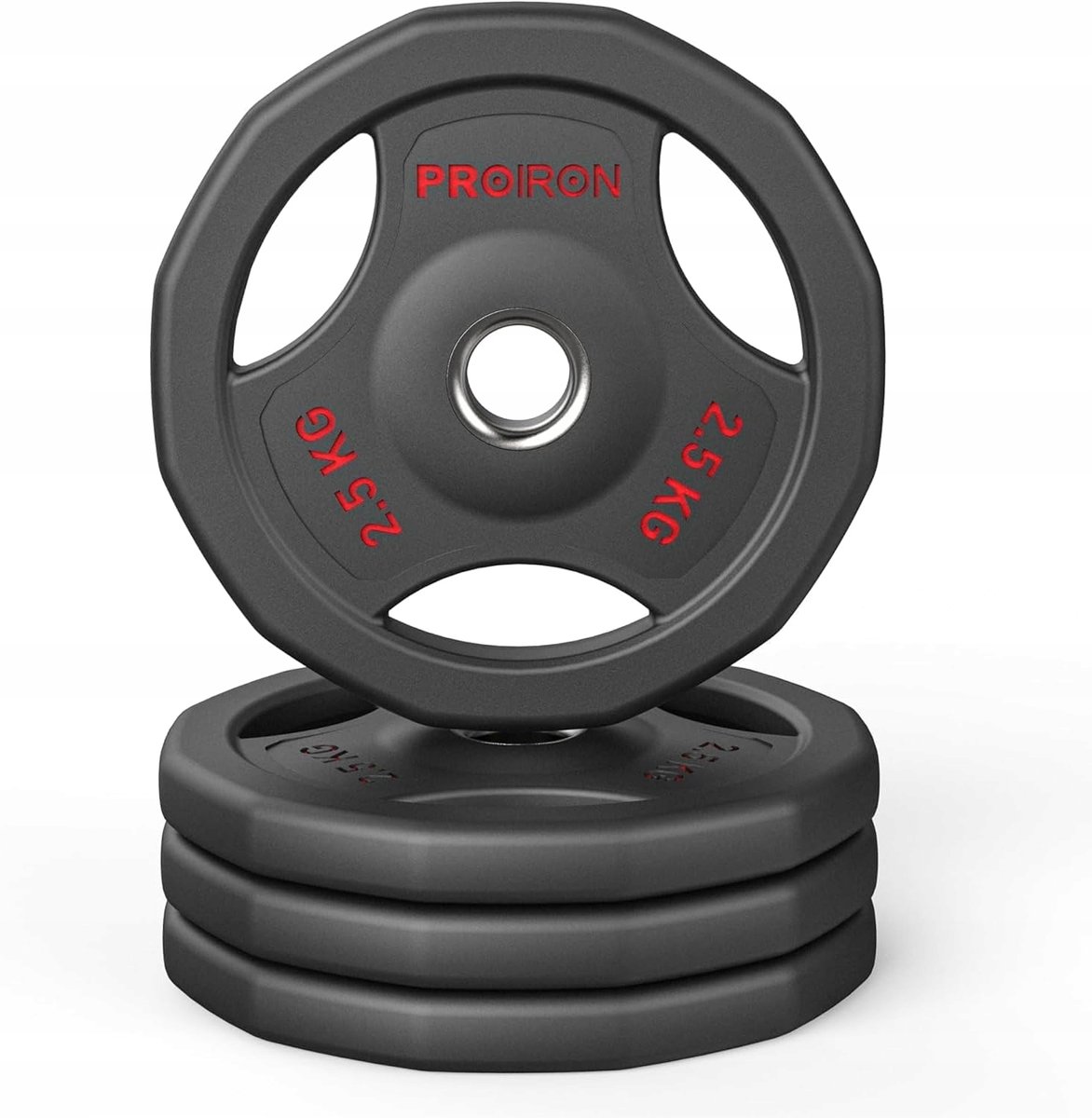 Prożel Obciążniki Żeliwne 4X 1.25 Kg Gumowane Ø30Mm Uchwyty - PROIRON ...