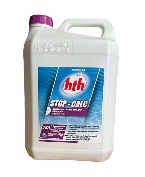 Przeciwosadowy płyn HTH Stop-Calc do basenu i SPA 5L - HTH | Sklep EMPIK.COM