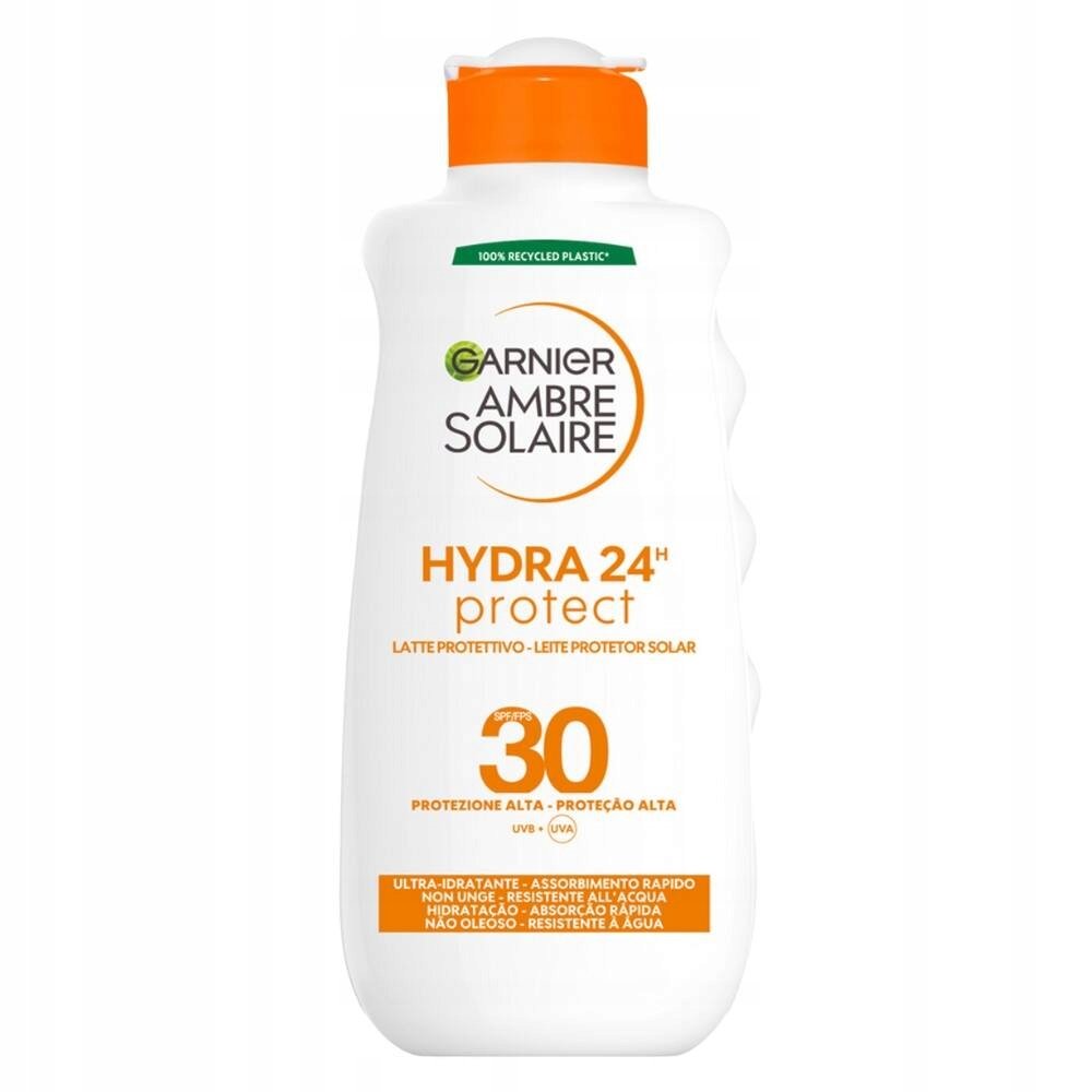 Przeciwsłoneczne Nawilżające mleczko do ciała Garnier Hydra 24h SPF30 200ml | Sklep EMPIK.COM