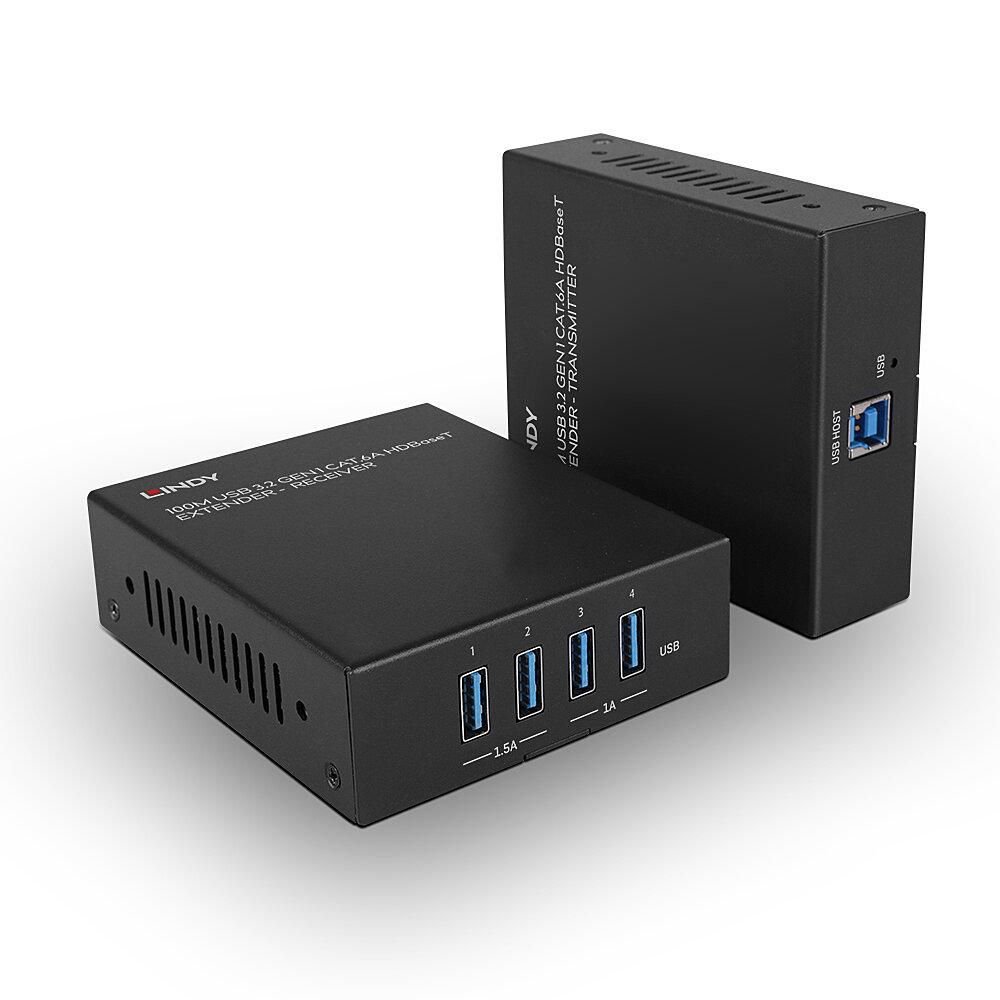 Przedłużacz Lindy Usb 3.2 Gen 1 Cat.6A Hdbaset 100M, 43410 - Inna marka ...
