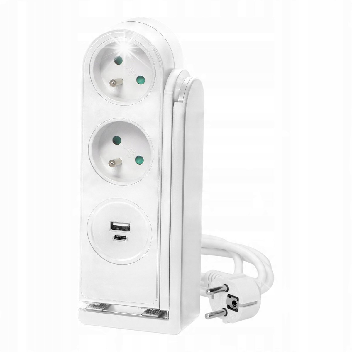 PRZEDŁUŻACZ LISTWA UCHWYT DO BIURKA 2x230V USB-C - Inna marka | Sklep ...