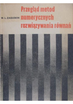 Przegląd metod numerycznych rozwiązań równań - PWN | Książka w Empik