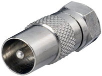 Przejście wtyk F - wtyk antenowy LX0075 - Lamex | Sklep EMPIK.COM