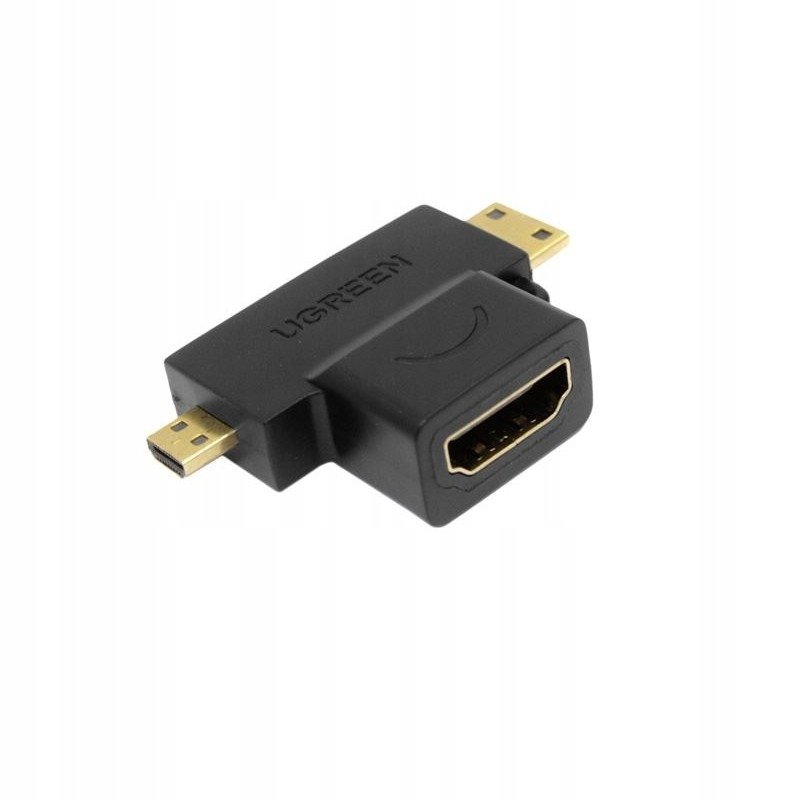 Przejściówka Hdmi Na Mini I Micro Hdmi Ugreen 3W1 Adapter Złącze Phone ...