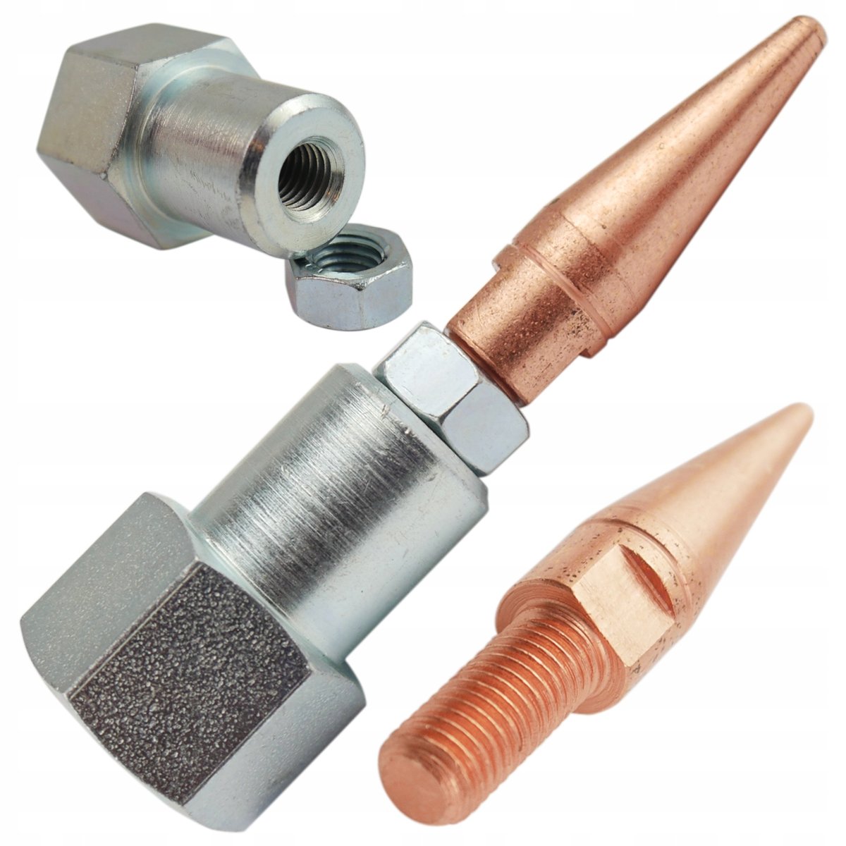 Przejściówka M14 na M7 na elektrody szpic Elektroda M7 szpic SPOTTER 2szt - Schwarz Werkzeuge ...