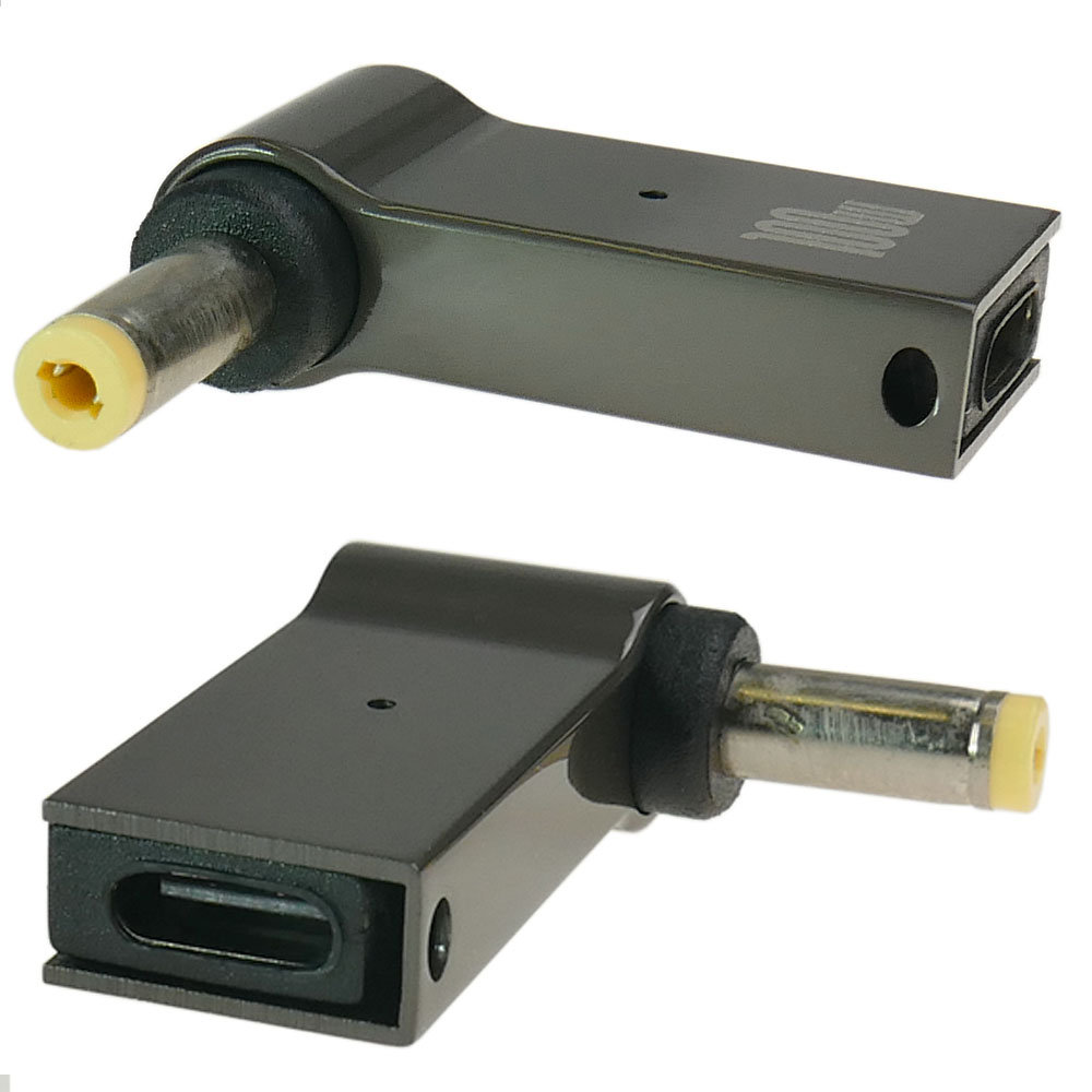 Przejściówka zasilania adapter wtyk USB-C do 4,8x1,7mm ASUS HP SONY ...