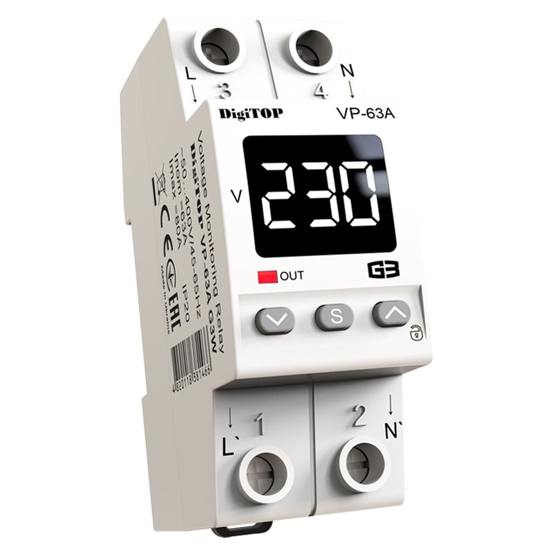 Przekaźnik napięciowy DigiTOP VP-63A G3W - DigiTOP | Sklep EMPIK.COM