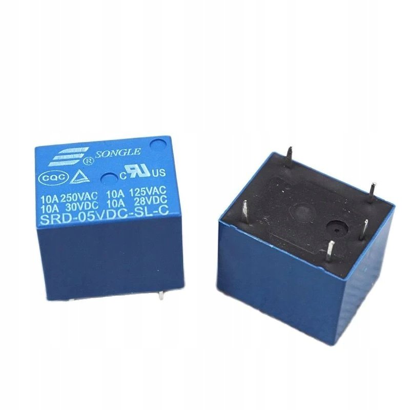 PRZEKAŹNIK SONGLE SRD-05VDC-SL-C 5V 10A PRZEŁĄCZNY - Nepower | Sklep ...