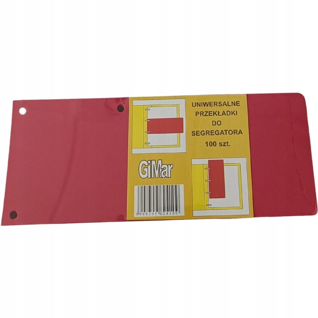 Przekładki 98X240 Wąskie(100) Czerwona Gimar - Gimar | Sklep EMPIK.COM