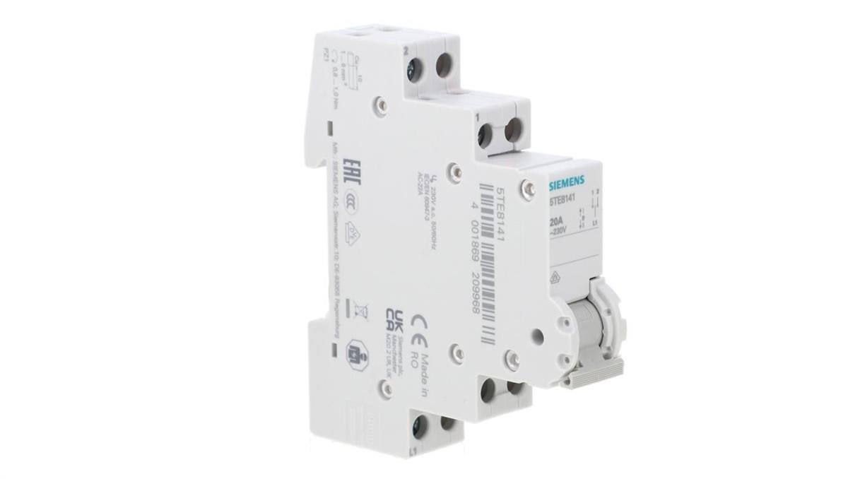 Przeĺ‚ä…cznik moduĺ‚owy kontrolny 3-pozycyjny (i-0-ii) 230v ac 20a 1co ...