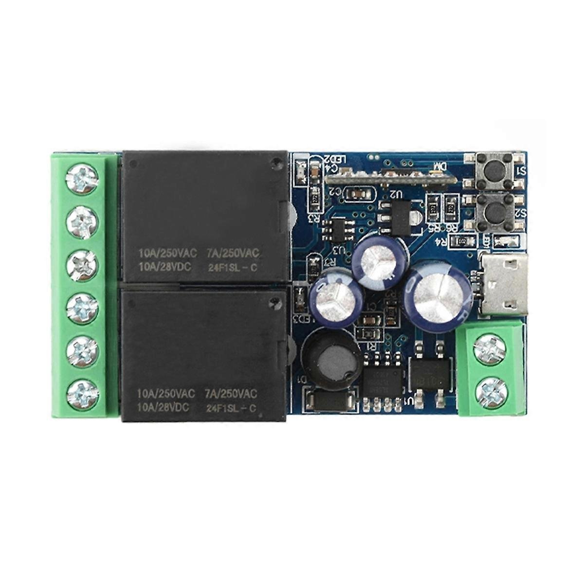 Przełącznik inteligentny WIFI DC 12V 24V 48V Moduł 2-kanałowy ...