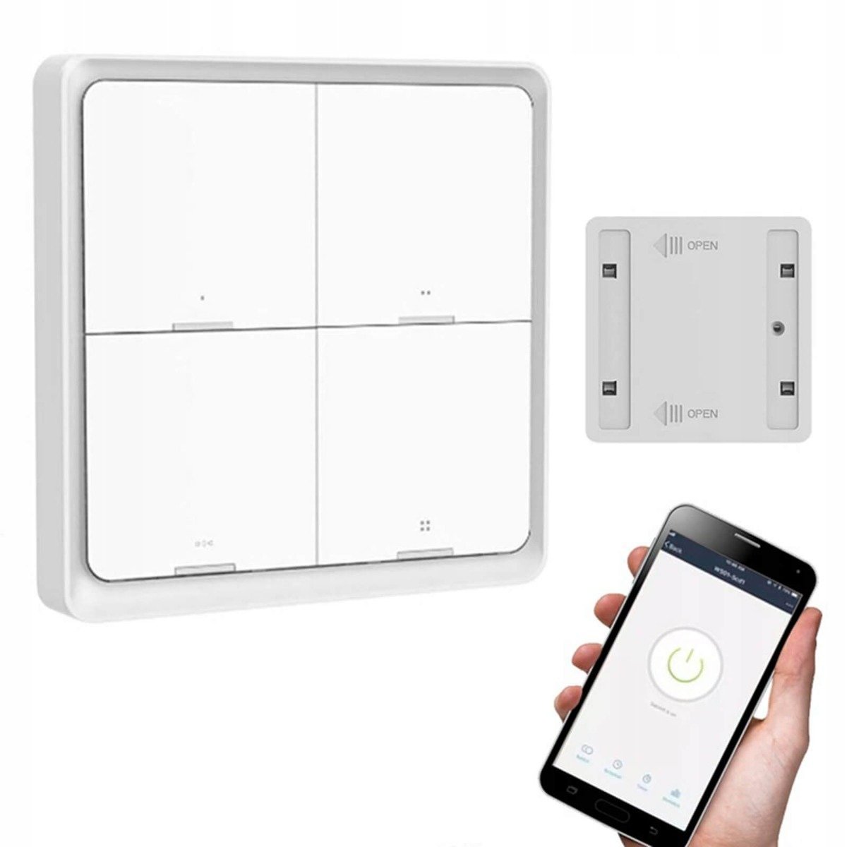 Przełącznik Scen Bezprzewodowy ZigBee 4 Klawisze TUYA - Tuya | Sklep EMPIK.COM