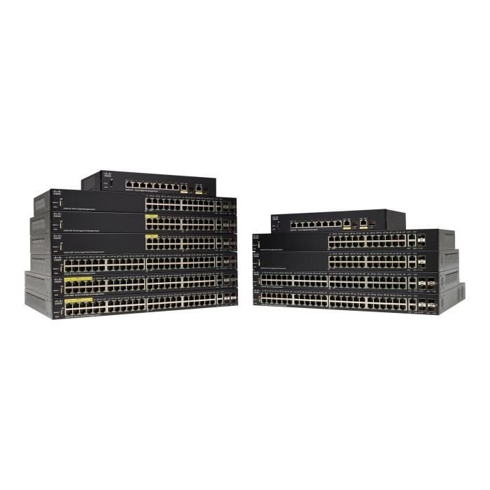 Przełącznik zarządzany Cisco Small Business SG350-28SFP C3 24 x SFP + 2 ...