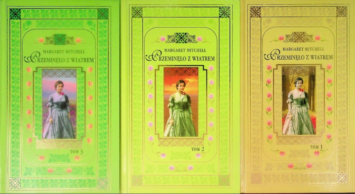 Przeminęło z wiatrem Tom 1 do 3 - Mitchell Margaret | Książka w Empik