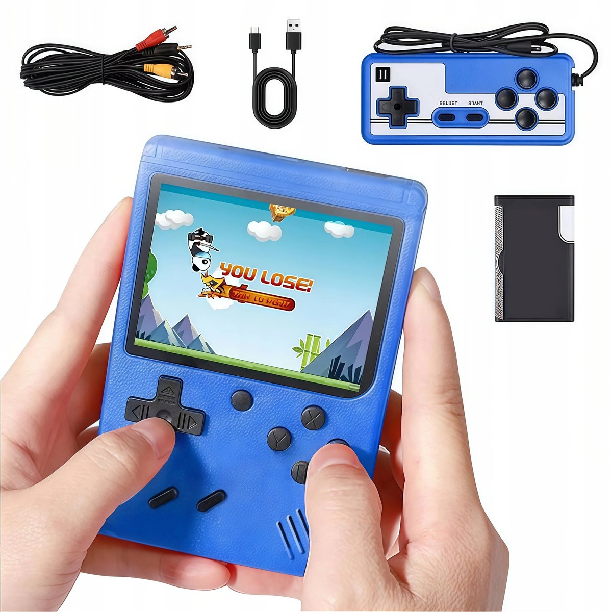 PRZENOŚNA MINI KONSOLA RETRO GRY MARIO 800 GIER GRA PEGASUS - Inny ...