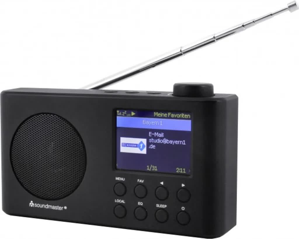 PRZENOŚNE AKUMULATOROWE RADIO INTERNETOWE CYFROWE ANALOGOWE FM/DAB+ BT Nowy - Soundmaster ...