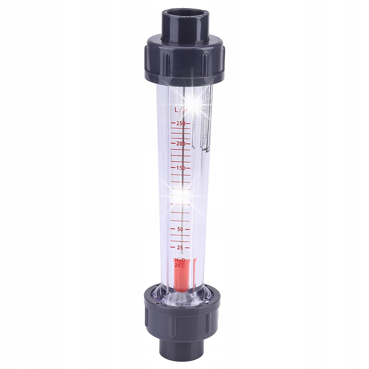 PRZEPŁYWOMIERZ CIECZY ROTAMETR LZS-15 DN15 1/2 25-250L/H - Inna marka ...
