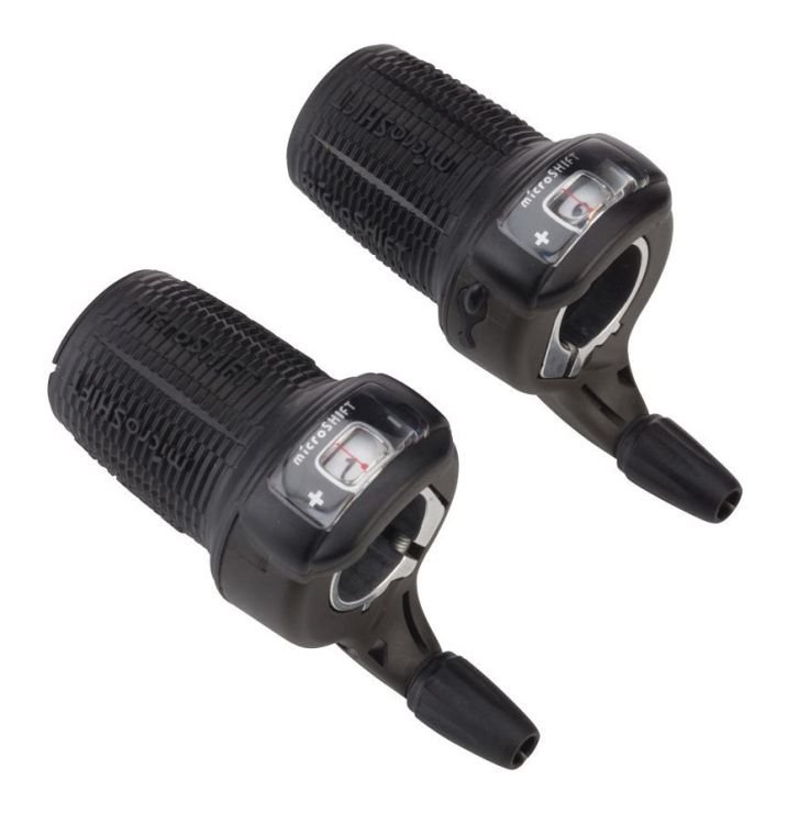 Przerzutka rowerowa microSHIFT DS85-9 Twist Shifter 3x9 | BLACK - Inna ...
