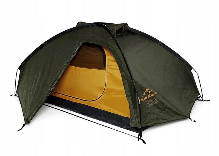 PRZESTRONNY NAMIOT 2-OSOBOWY FJORD NANSEN | WYGODNY KOMPAKTOWY | 3000mm H2O - FJORD NANSEN ...