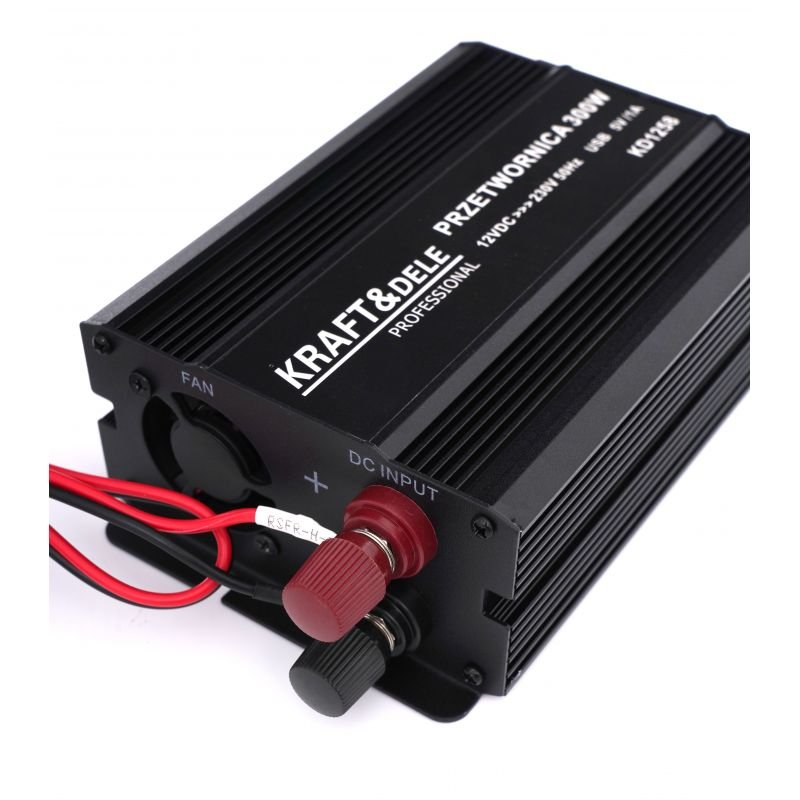 Przetwornica 12V na 230V 300W/600W skorygowana sinusoida AC/DC - Kraft&Dele - KRAFT&DELE ...