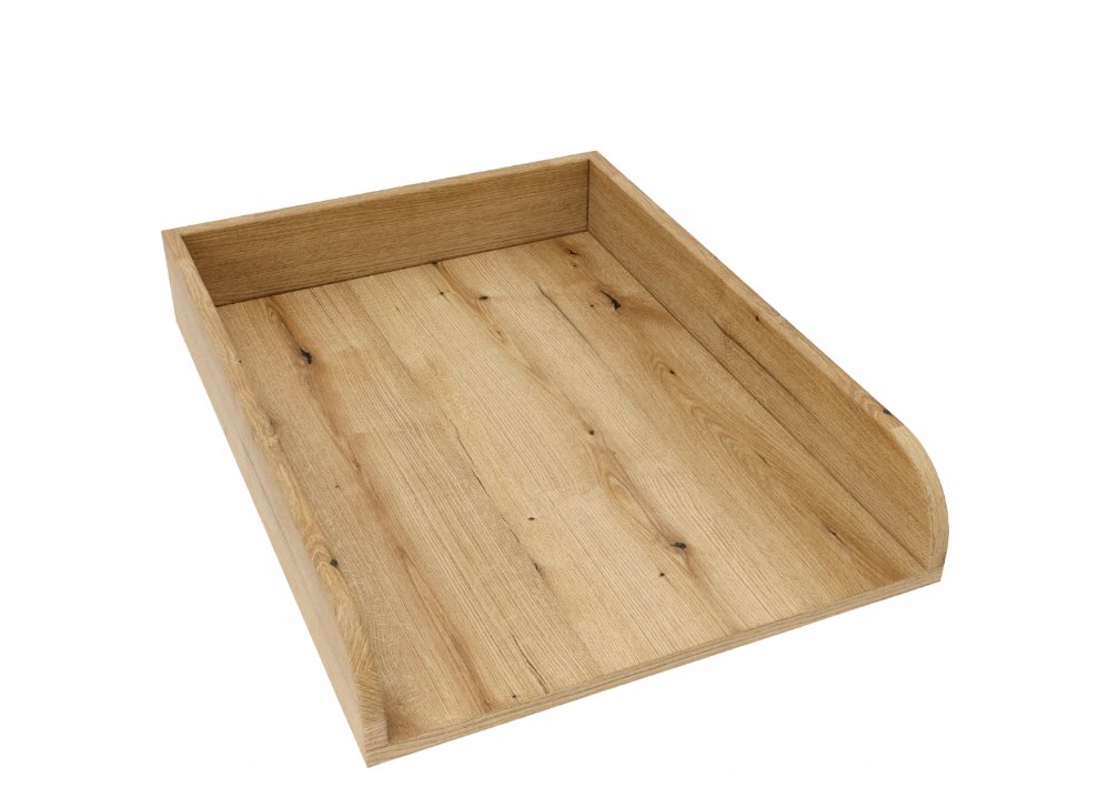 Przewijak Sztywny Nakładka na Komodę Zaokrąglona Uniwersalny Pełny Dąb ...