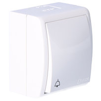 Przycisk "dzwonek" n/t IP54 AQD1/11 Aquarius biały - KONTAKT-SIMON ...