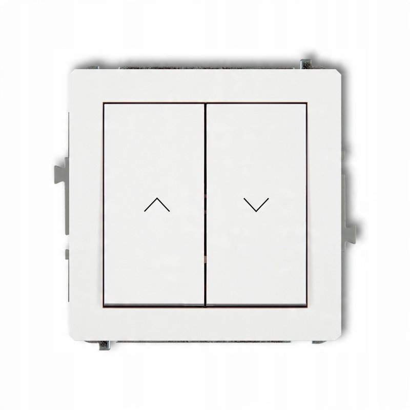 PRZYCISK ZWIERNY ŻALUZJOWY KARLIK DECO BIAŁY - Karlik | Sklep EMPIK.COM