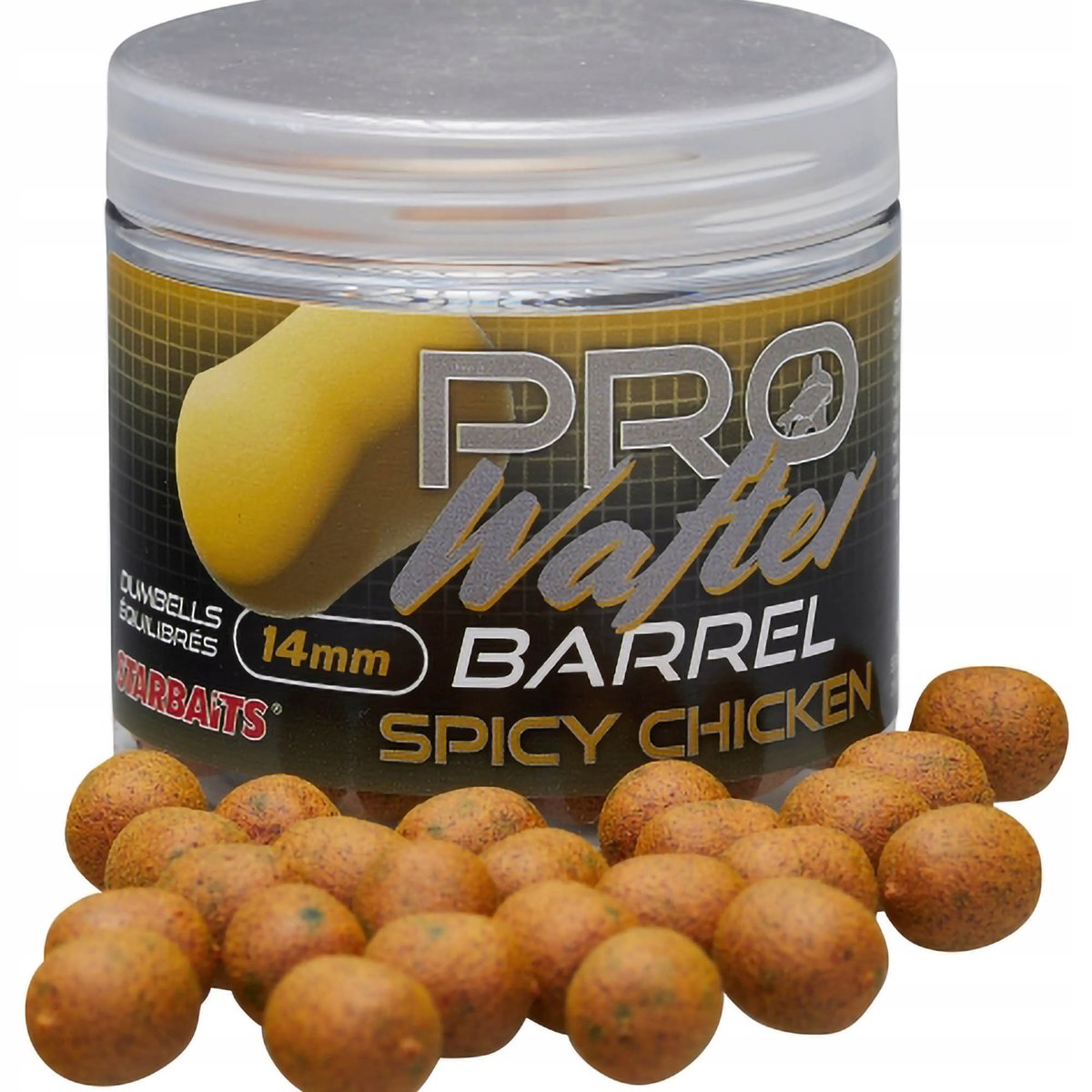 PRZYNĘTA KULKI WAFTERS STARBAITS PRO SPICY CHICKEN BARREL 14 MM ...