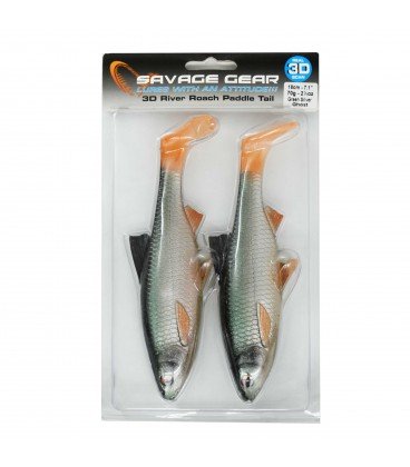 Przynęty Savage Gear 3D River Roach Sav.Gear 3D River Roach green silver ghost 70 g - Savage ...