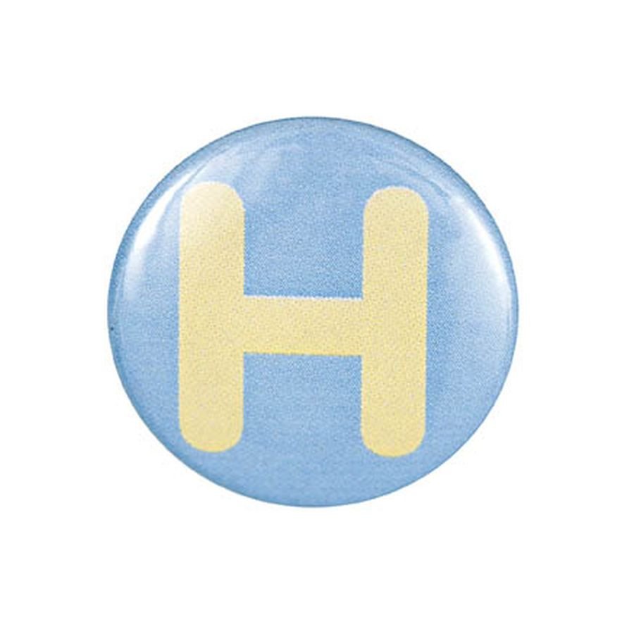 Przypinka, litera H, niebieska - Rico Design GmbG & Co. KG | Moda Sklep ...