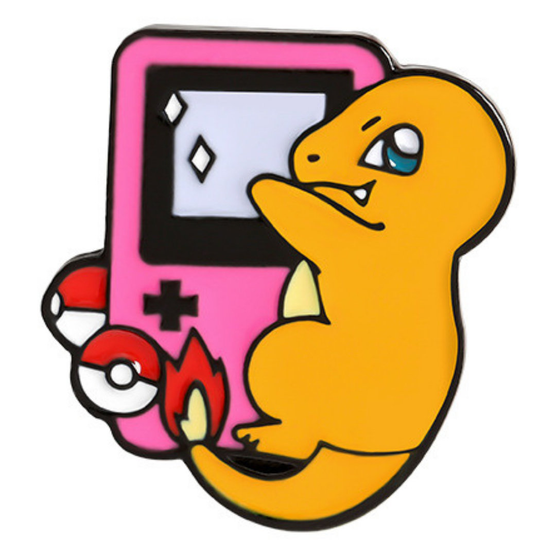 Przypinka Metalowa Pin Gameboy Charmander Pokemon - Inna marka | Moda ...