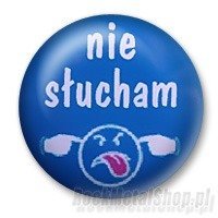 Przypinka Nie Słucham Ø25Mm - Inna marka | Moda Sklep EMPIK.COM