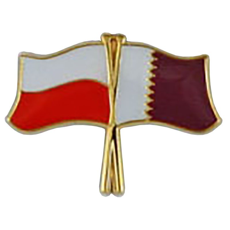 Przypinka pin flaga Polska-Katar - Inna marka | Moda Sklep EMPIK.COM