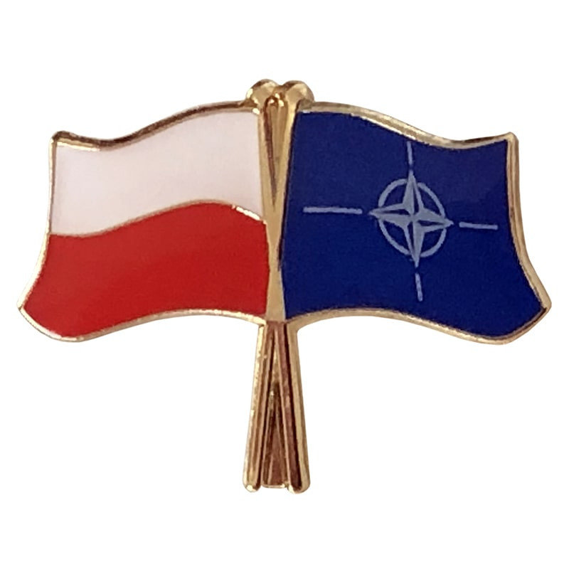 Przypinka pin flaga Polska-NATO - Inna marka | Moda Sklep EMPIK.COM