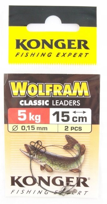 Przypon Konger wolfram Classic 5kg 15 cm - Konger | Sport Sklep EMPIK.COM