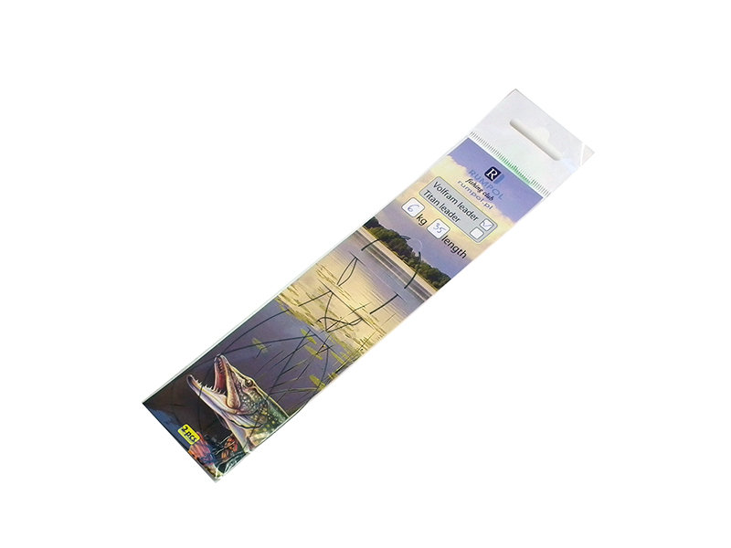 Przypon wolframowy 6kg 35cm - dwie sztuki, cienki splot, mocne agrafki ...