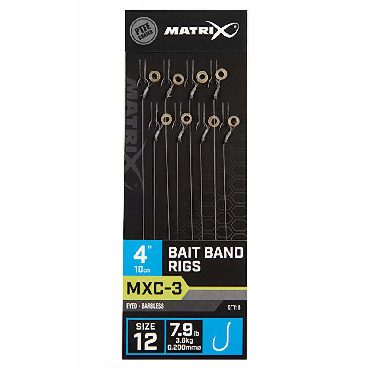 PRZYPONY METHOD FEEDER MATRIX MXC-3 BAIT BAND RIGS 4" 10 CM - 12 ...