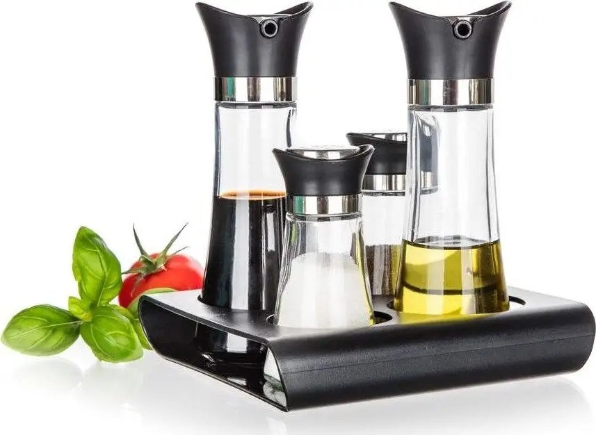 Przyprawnik Na Podstawce Solniczka Pojemnik Na Oliwę Ocet 4W1 Banquet ...