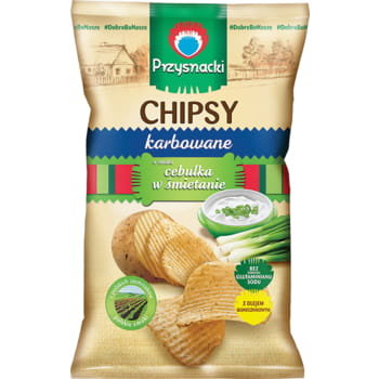 Przysnacki Chipsy Karbowane O Smaku Cebulka W Śmietanie 135G - M&C ...