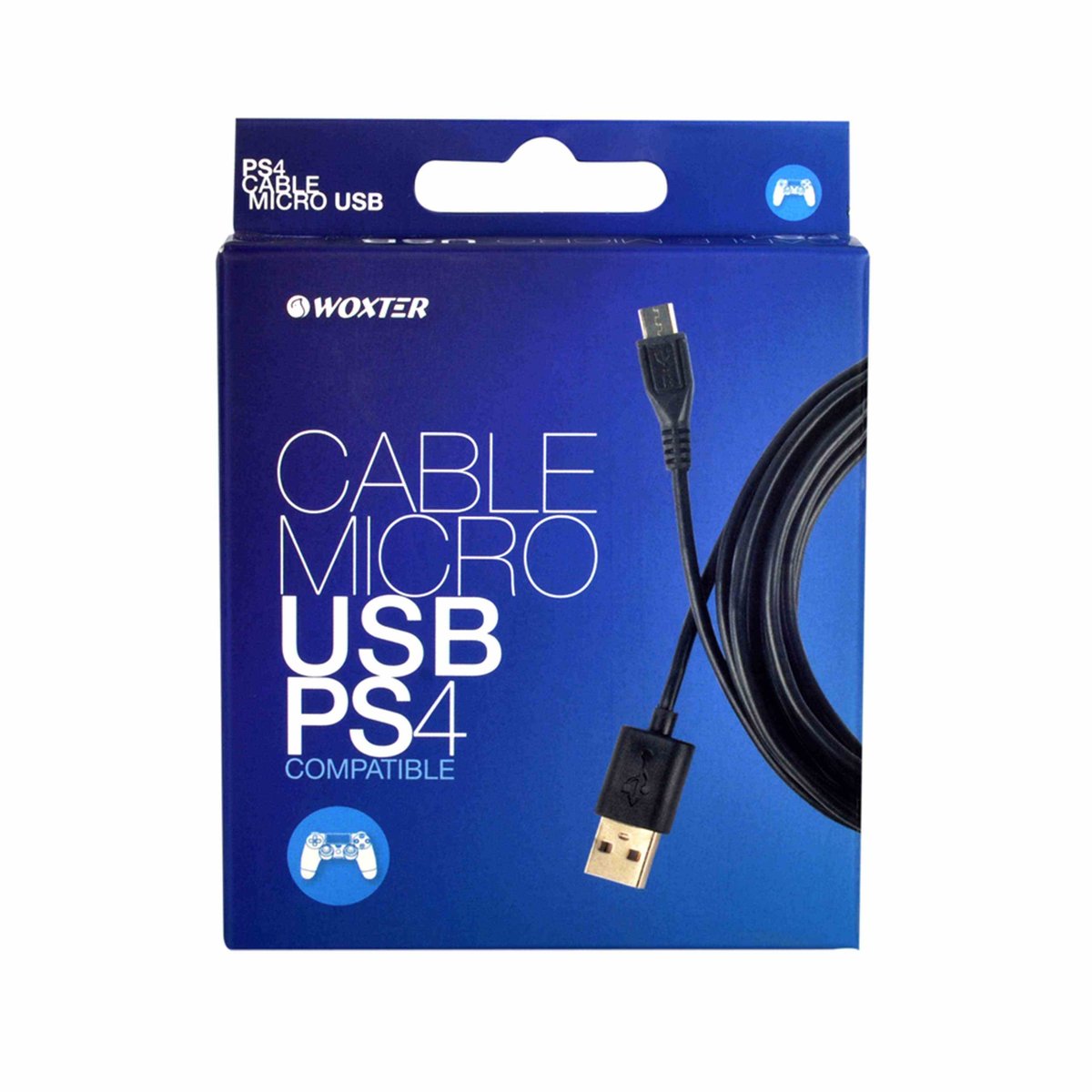 Ps4 Czarny Kabel Micro Usb Woxter - Blade Interactive | Gry i programy ...