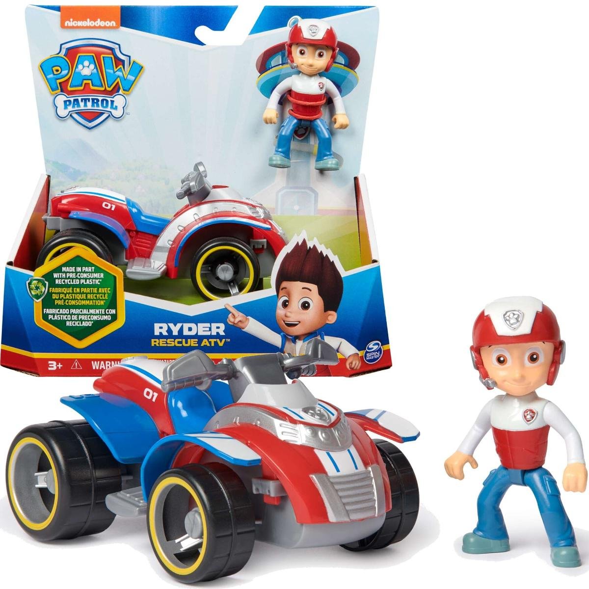 Psi Patrol Quad ATV Rydera pojazd z figurką - Spin Master | Sklep EMPIK.COM