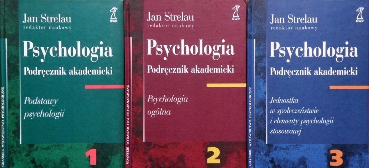 Psychologia Podręcznik akademicki Tom 1 do 3 - Strelau Jan | Książka w ...