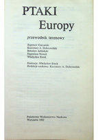 Ptaki Europy - Wydawnictwo Naukowe PWN | Książka w Empik