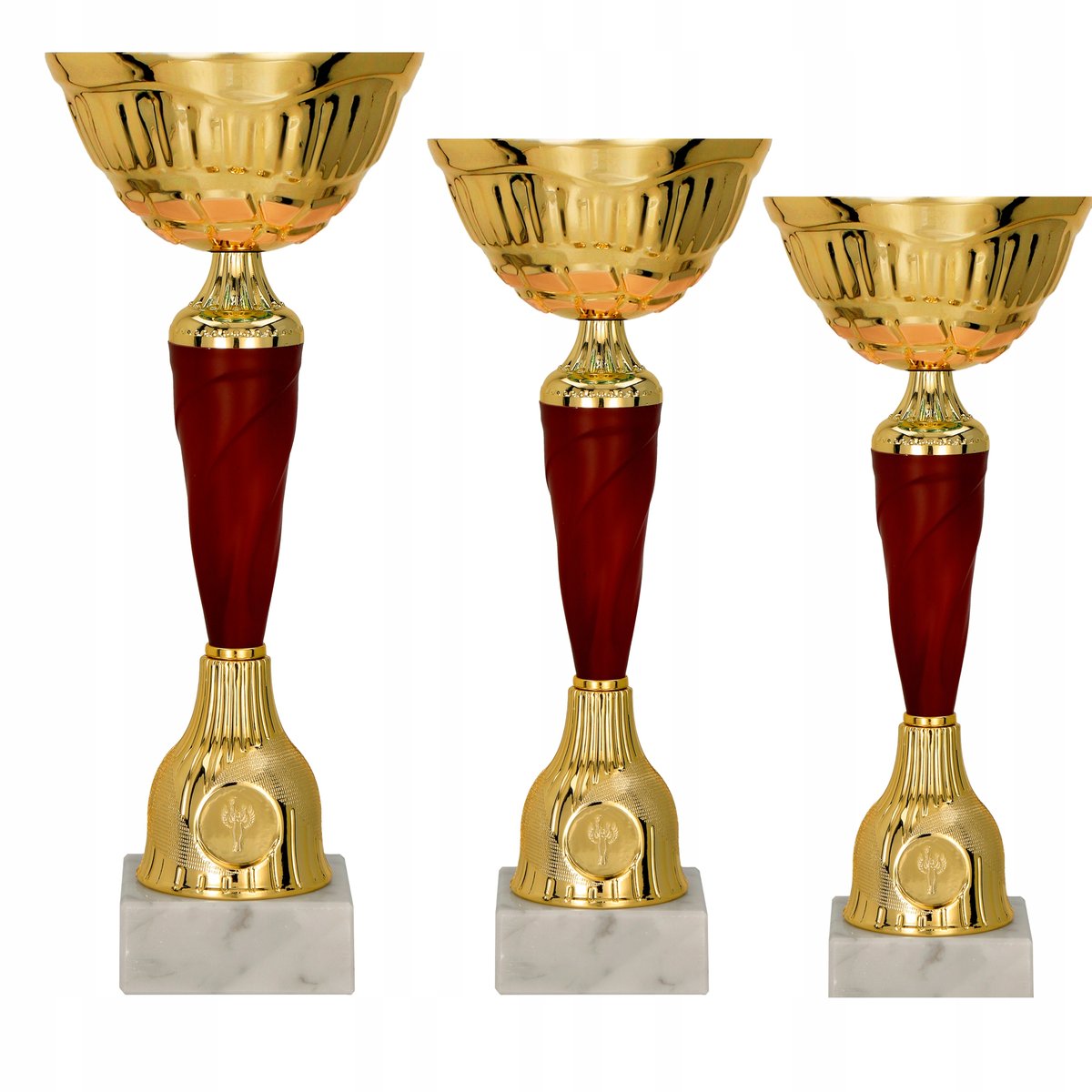 Puchary Puchary Komplet 3 Szt Wys.23/21/20 Cm Grawer Gratis - Inna ...